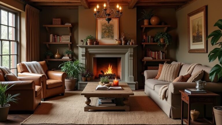 16 Brown Living Room Aesthetic Ideas That Feel Rustic and Relaxed ...